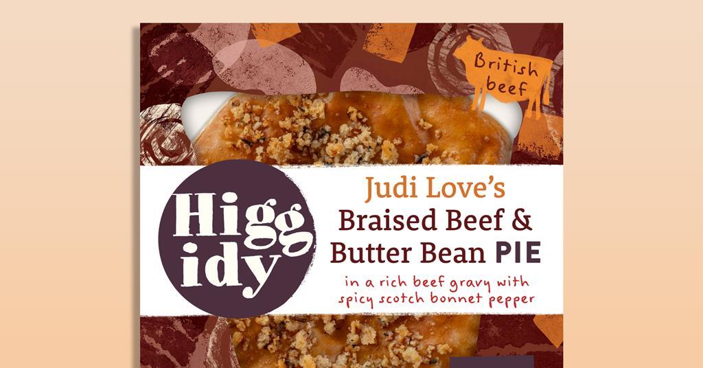 Higgidy unveils beef pie made in partnership with Judi Love | British Baker