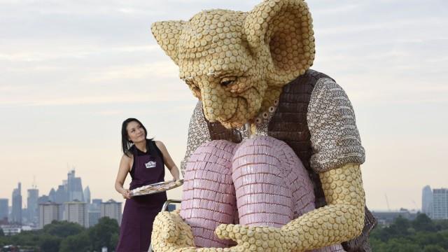 Food artist constructs BFG from Mr Kipling cakes | Product News ...