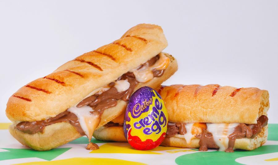 Subway to serve Cadbury Creme Egg SubMelt on Easter Friday | Product ...