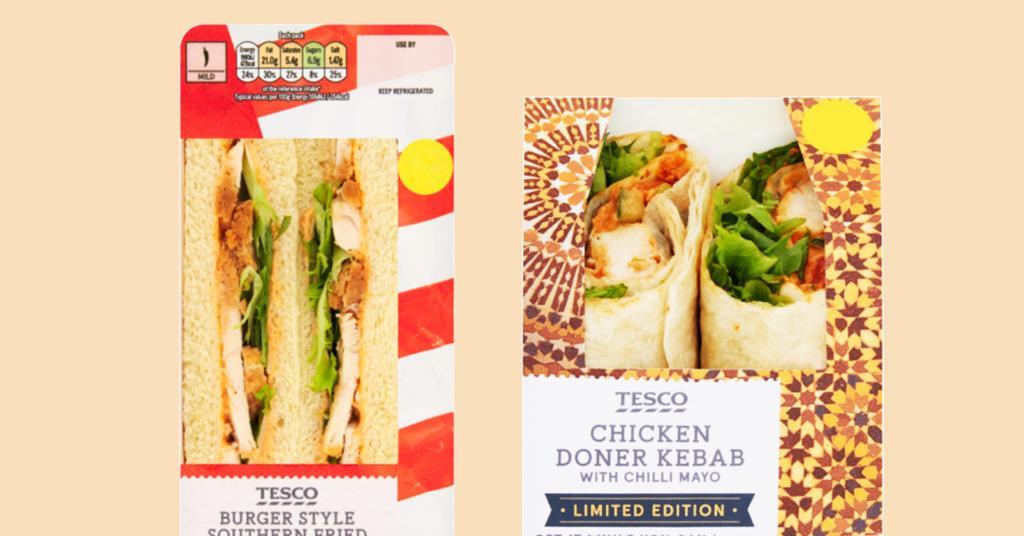 Tesco unveils new takeaway-inspired wraps and sandwiches | British Baker