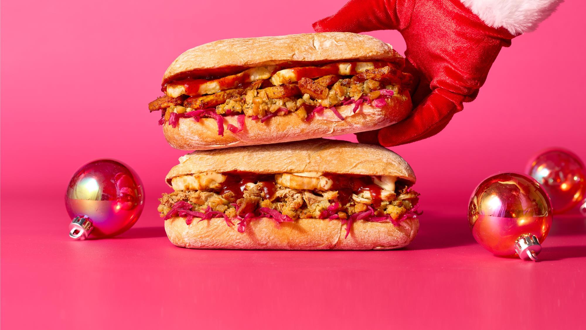 12 festive sandwiches rolled out for Christmas 2025 | British Baker