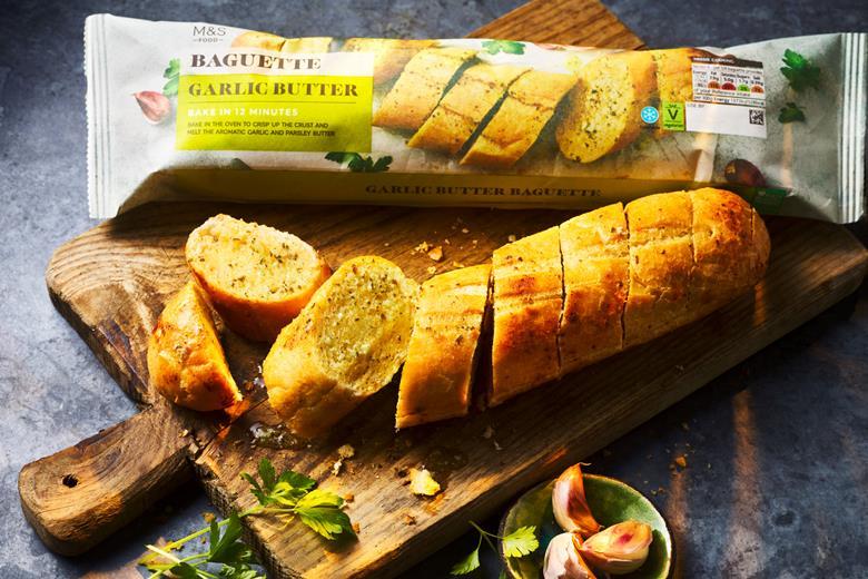 M&S moves to recyclable paper packaging for garlic baguettes | British ...